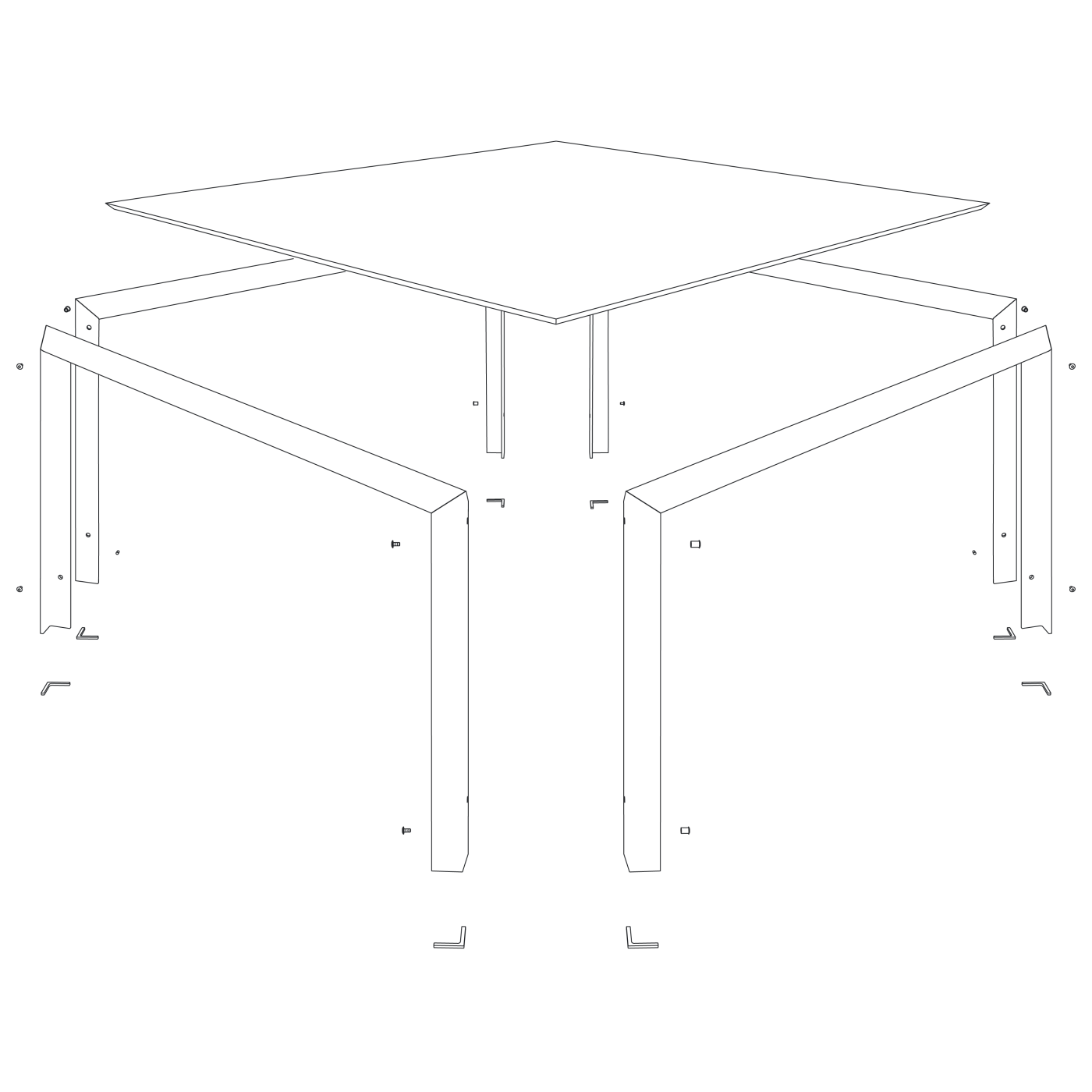 T-Table - Dining table - Baleri Italia
